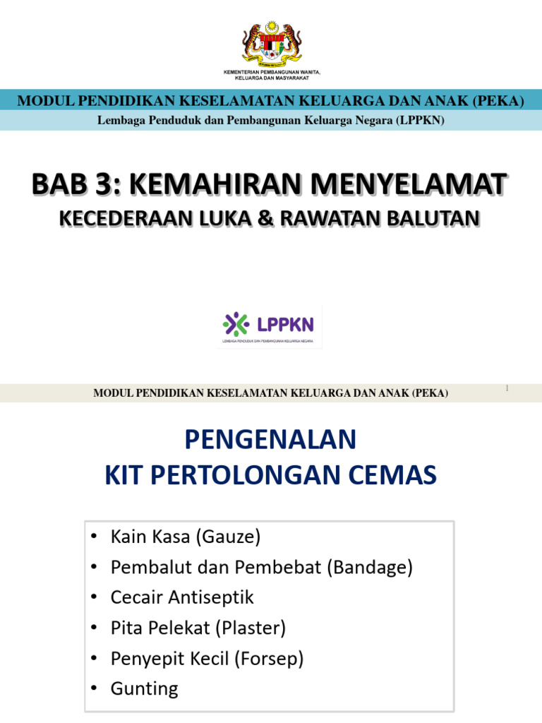 BAB 3 Kecederaan Luka Dan Rawatan Balutan | PDF | Ilmu Sosial
