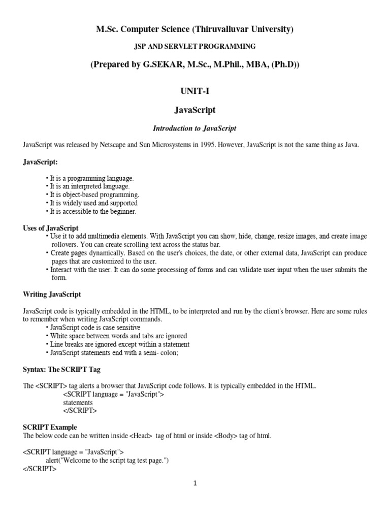 JSPand Servlet | PDF | Databases | Java Script