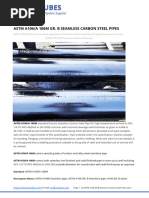 Astm A106 GRB Pipes Data Sheet | PDF | Pipe (Fluid Conveyance ...