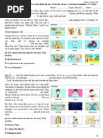 A2 Flyers Exam Practice Part 7 | PDF | Language Arts & Discipline