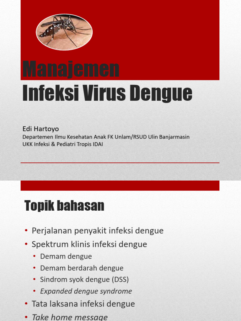 Manajemen Infeksi Dengue | PDF