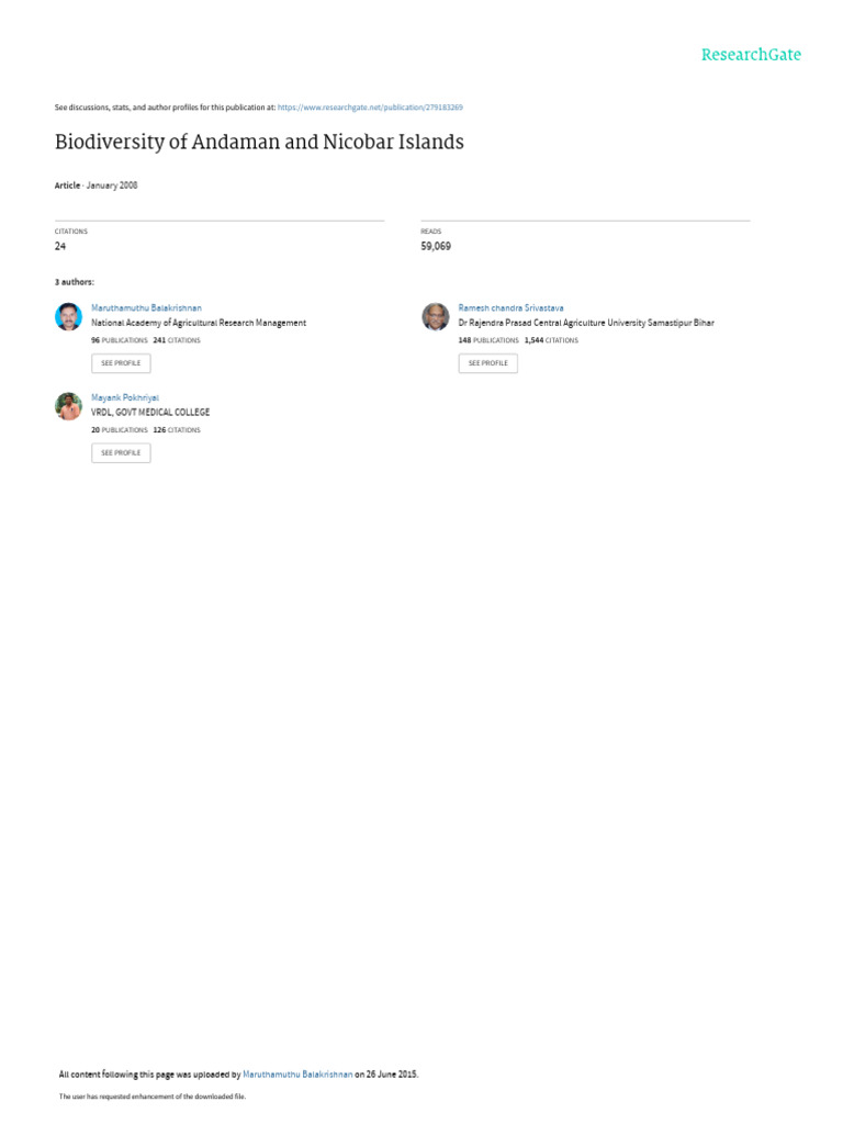 Bioidiversitybiobytes Balaf | PDF | Biodiversity | Conservation Biology