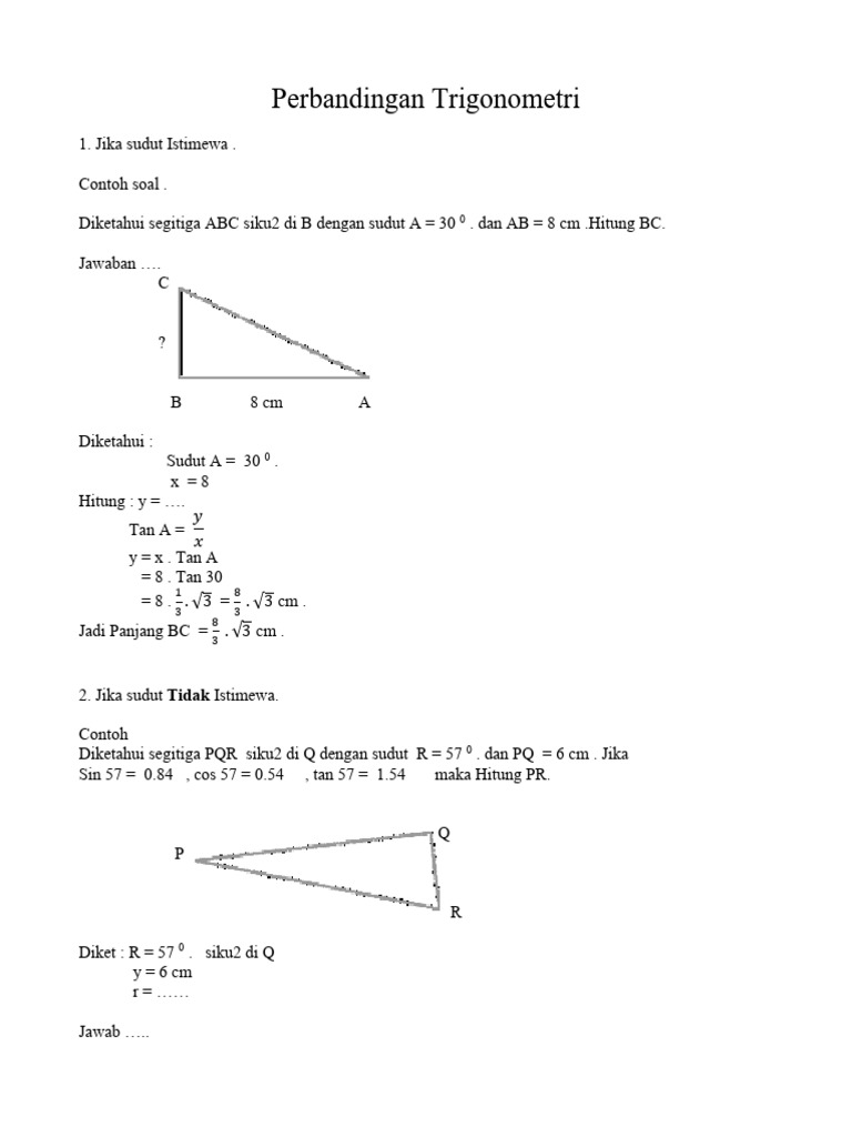 Materi Trigonometri | PDF