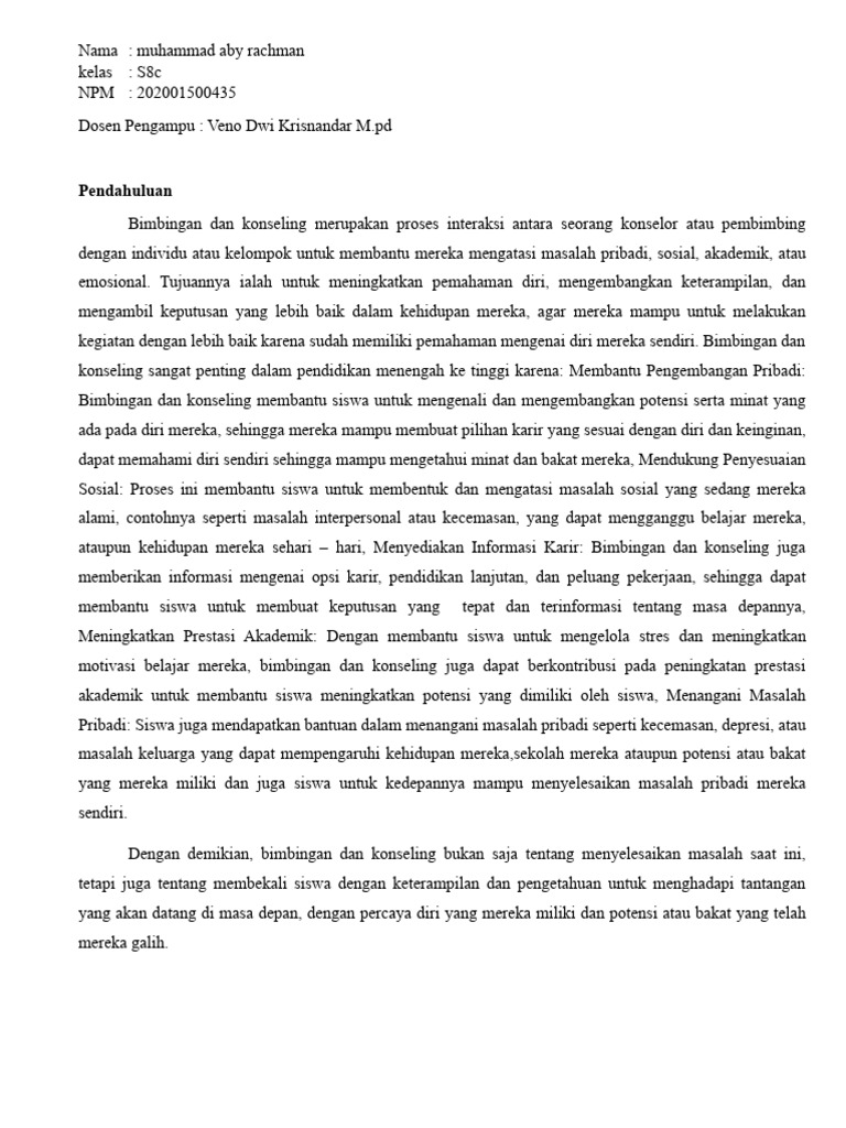 Muhammad Aby Rachman 202001500435 | PDF