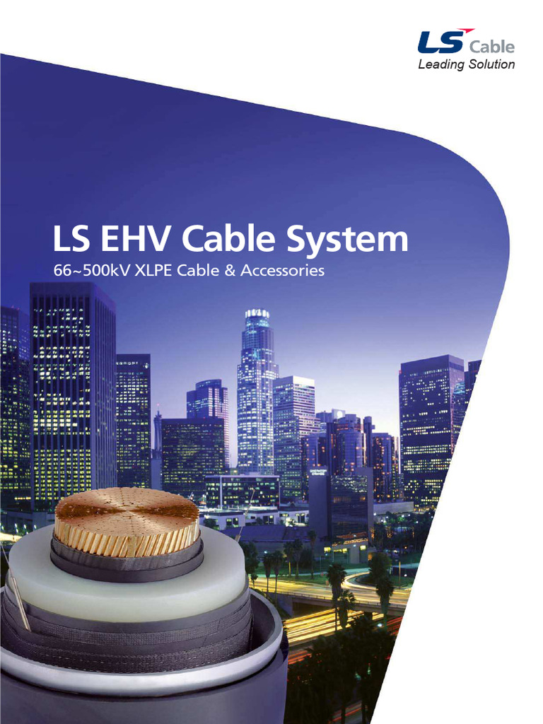 LS EHV Cable System Overview | PDF | Electrical Conductor | Insulator ...