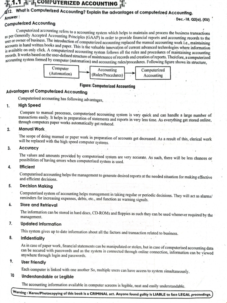 Computerized Accounting B | PDF