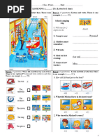 Flyers Practice Test - Reading & Writing | PDF