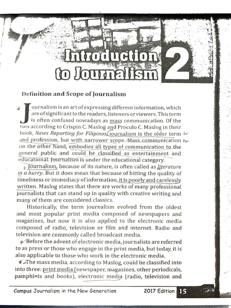 Campus Journalism Chap 2 3 PDF | PDF