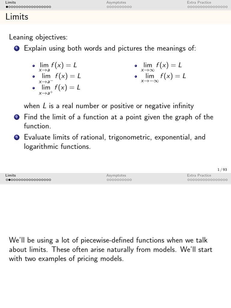 2 Limits Asymptote S Long | PDF | Asymptote | Polynomial