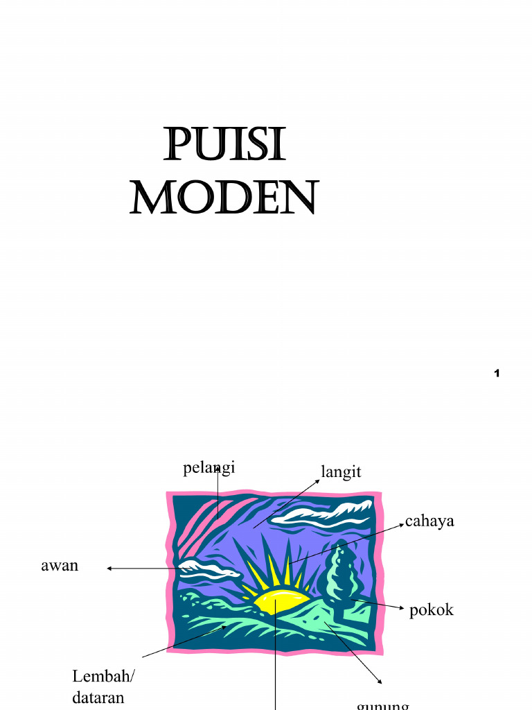 6 Penghasilan Puisi Moden | PDF