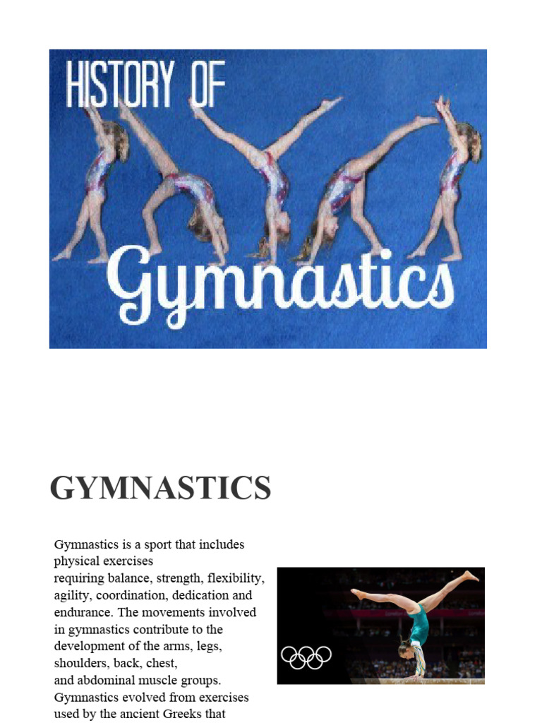 History of Gymnastics | PDF | Gymnastics | Physical Exercise