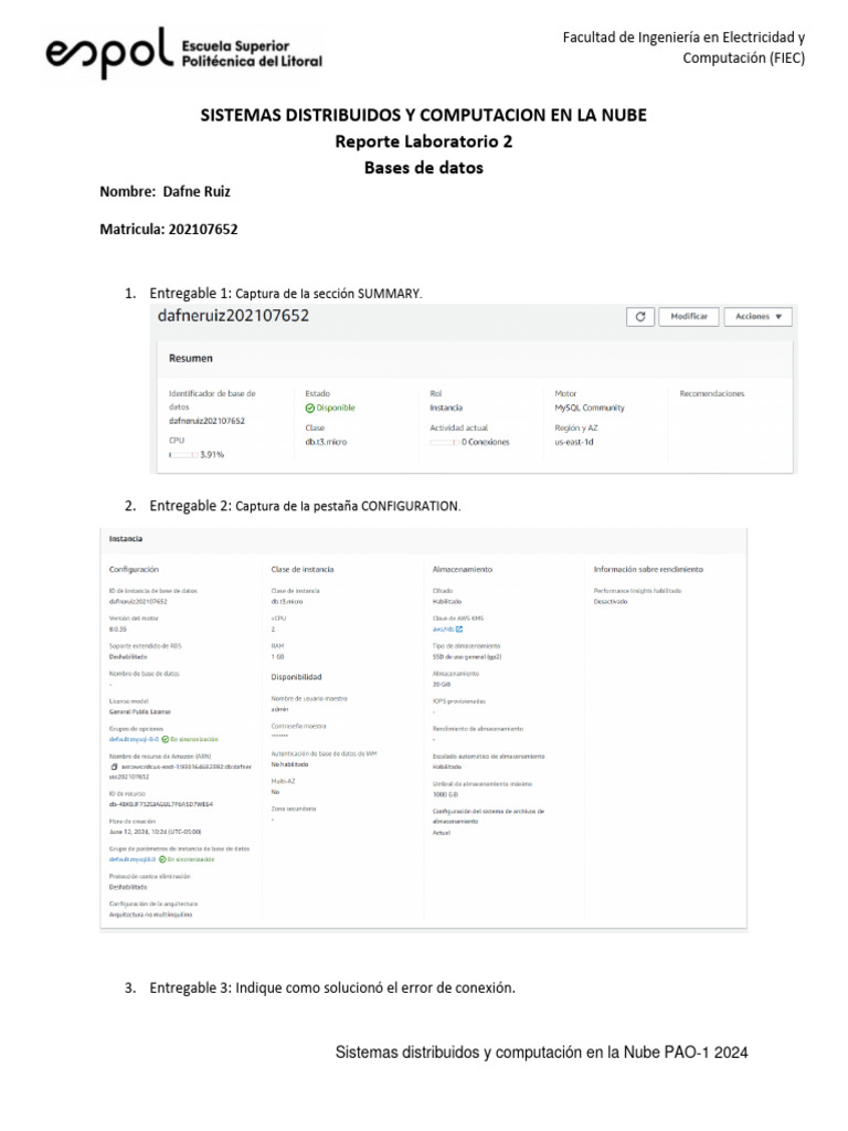 Lab Oratorio 2 | PDF | Bases de datos | SQL