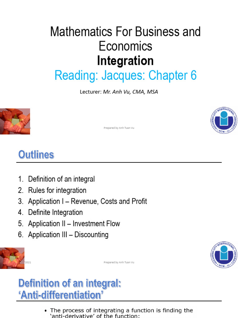 Chap 6 Integration | PDF | Present Value | Investing