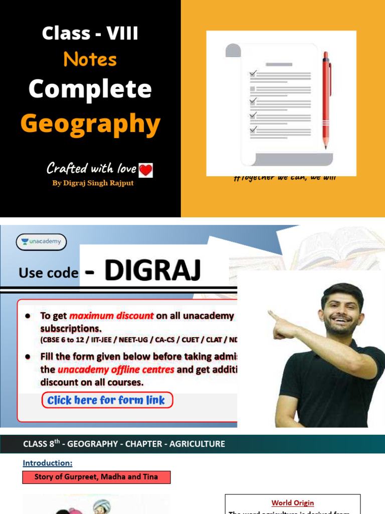 Class 8th - GEOGRAPHY Complete Chapter Explanation | PDF