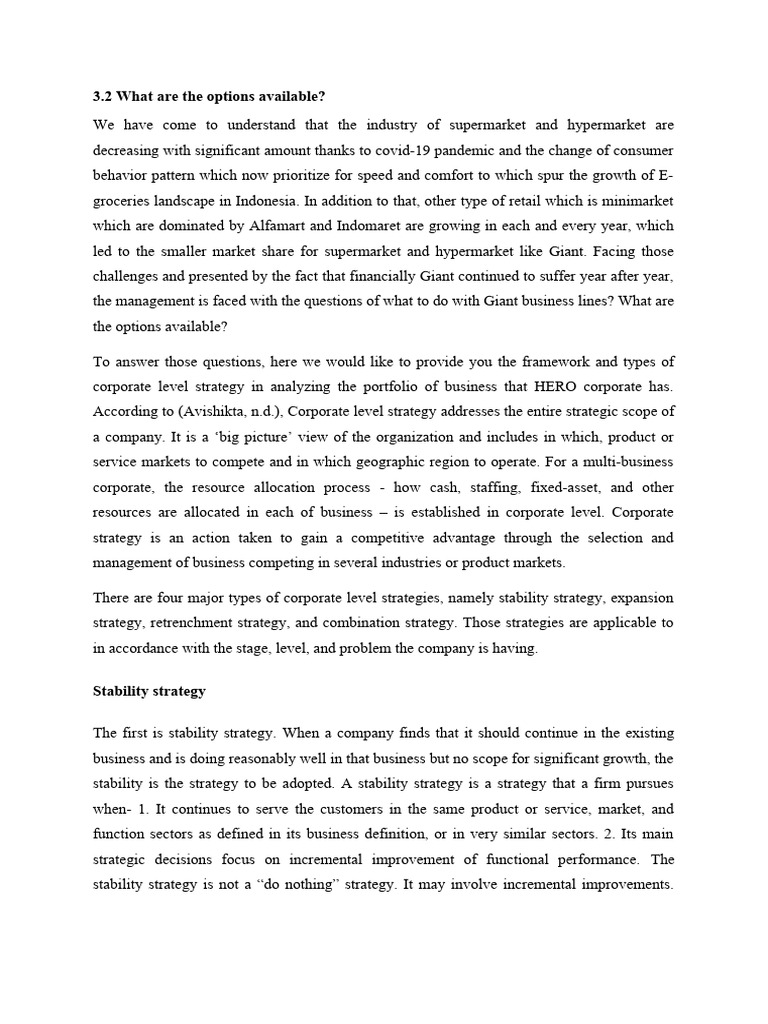 Mid Term Strategy | PDF | Strategic Management | Business