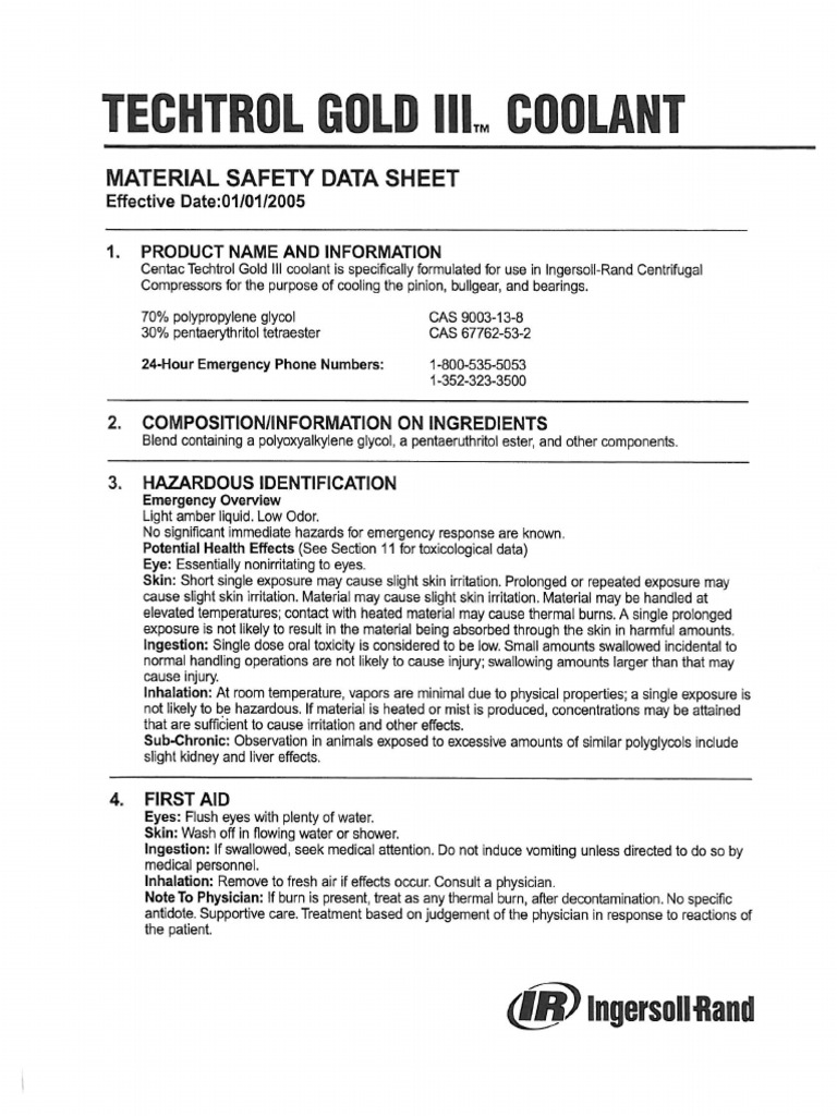 Ingersoll_Rand_T- Gold | PDF