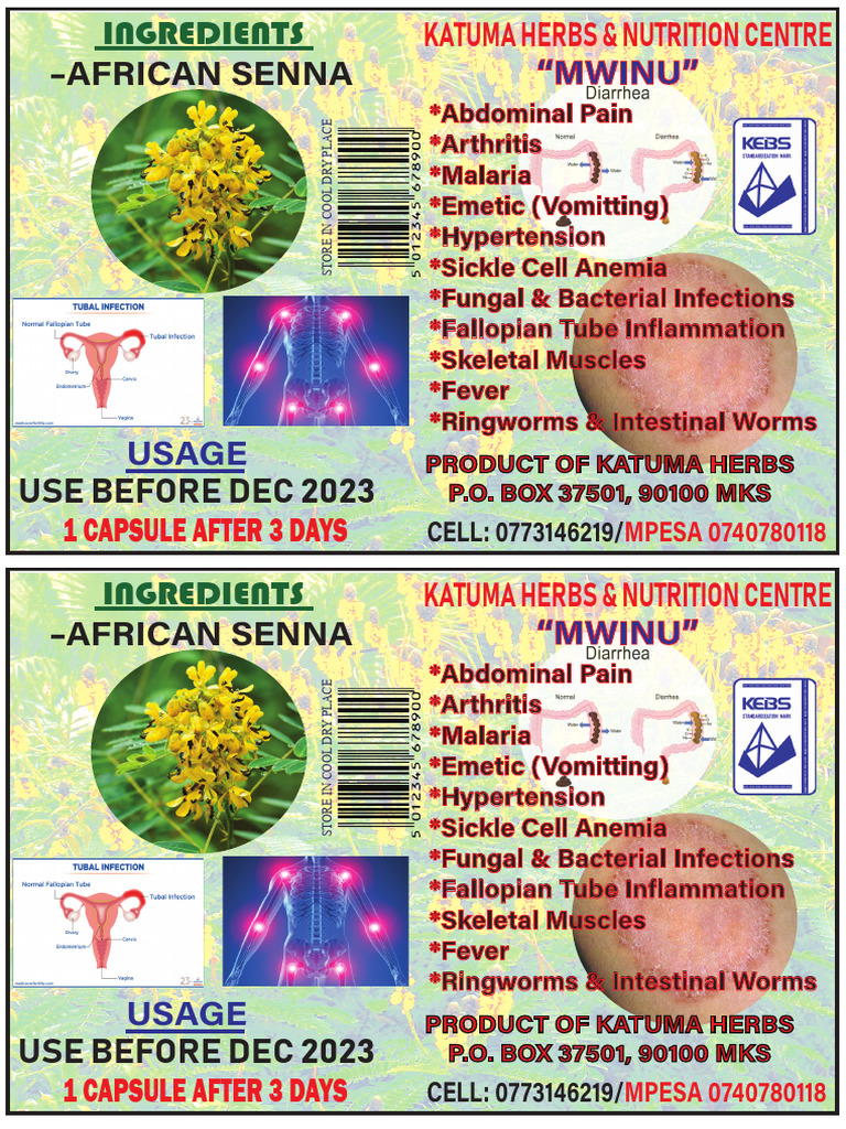 African Senna Capsule | PDF