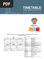 Latest 2025 Lecture Time Table | PDF