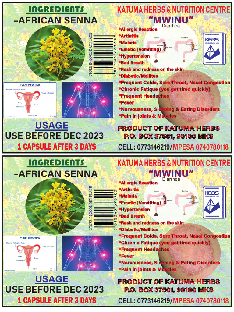 African Senna Capsule2pdf | PDF