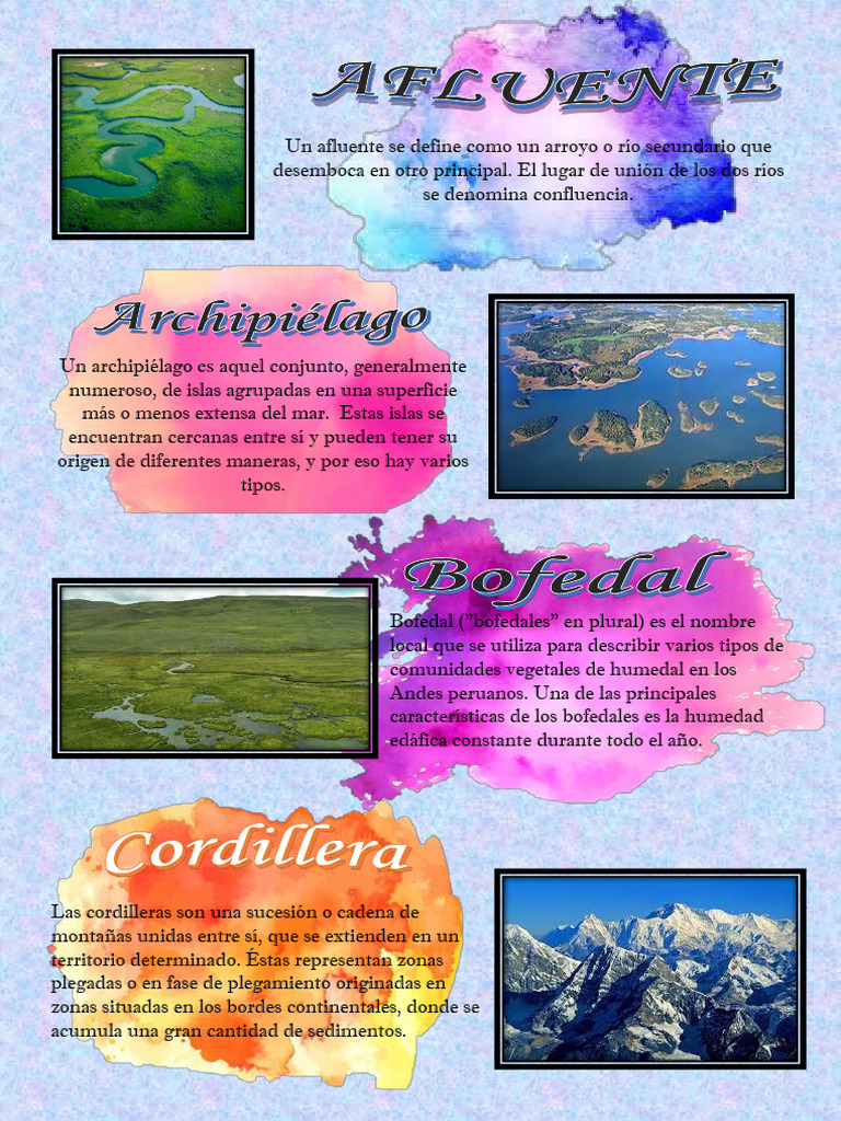 Un Afluente Se Define Como Un Arroyo o Río Secundario Que Desemboca en ...