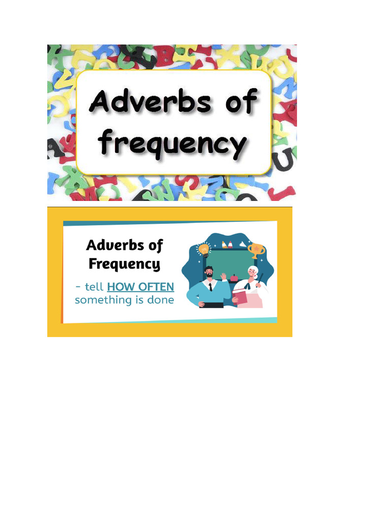 5 english adverb frequency and intensity ) | Download Free PDF | Foods ...
