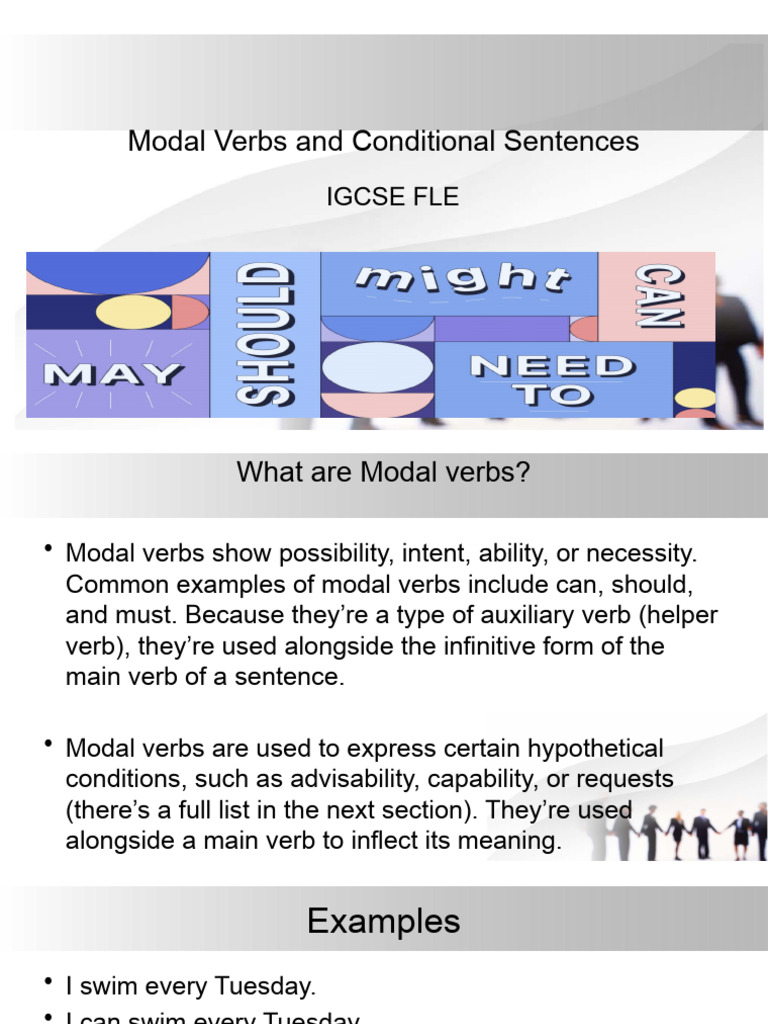 Modal Verbs in Conditional Sentences | PDF