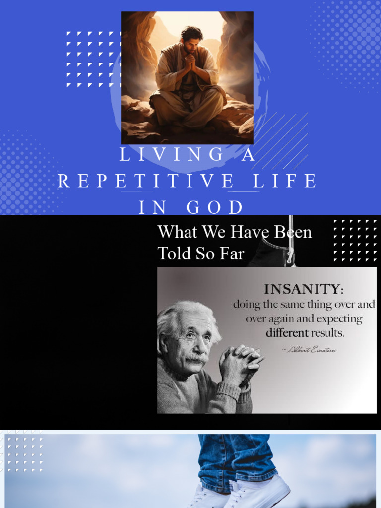 Living A Repetitive Life in God | PDF