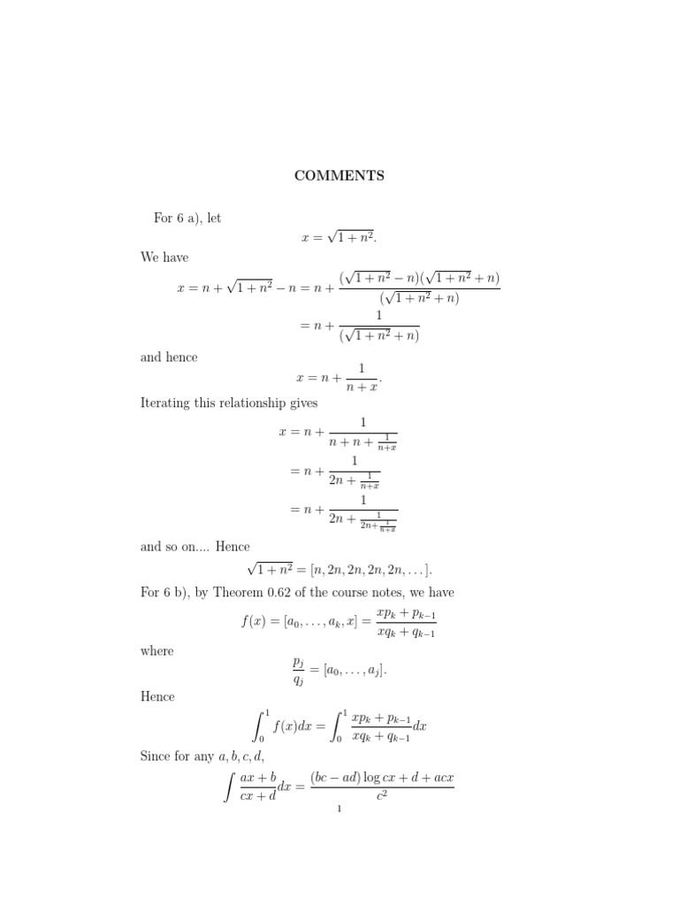 Note | PDF | Algebra | Mathematics