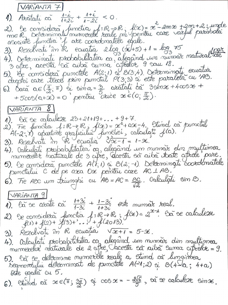 Pregatire Bac | PDF