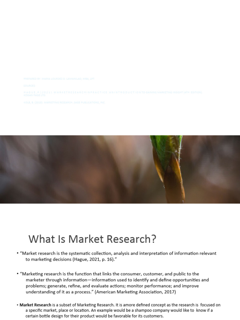 Market-Research-Basics | PDF | Marketing Research | Marketing