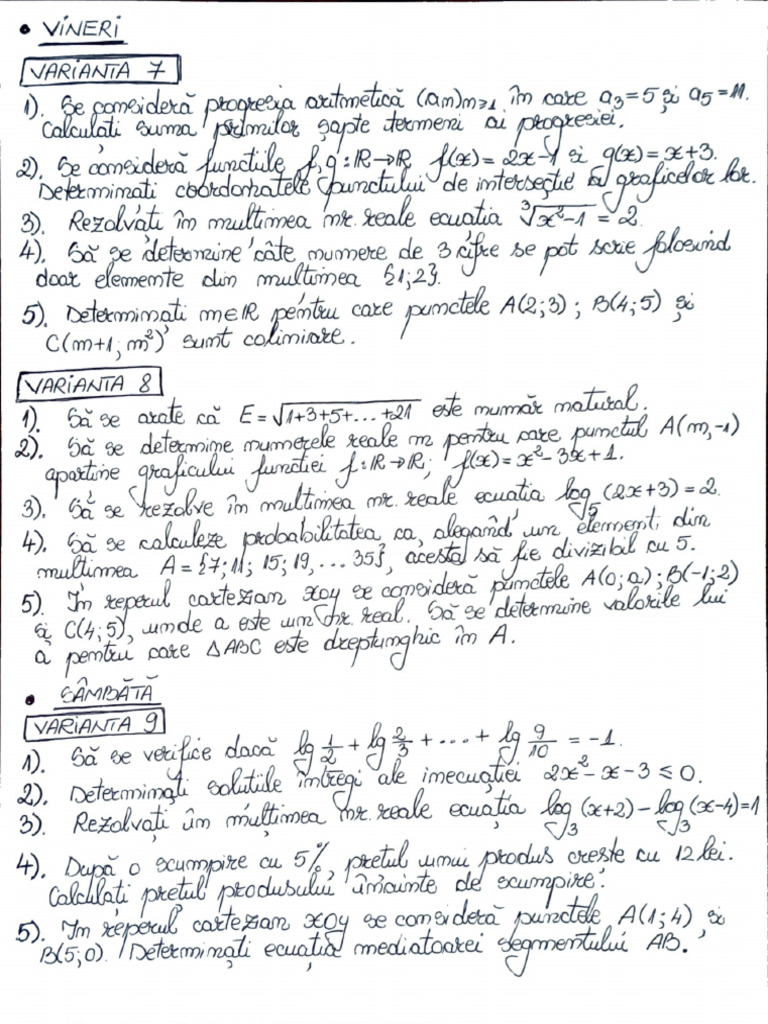 Pregatire Bac | PDF