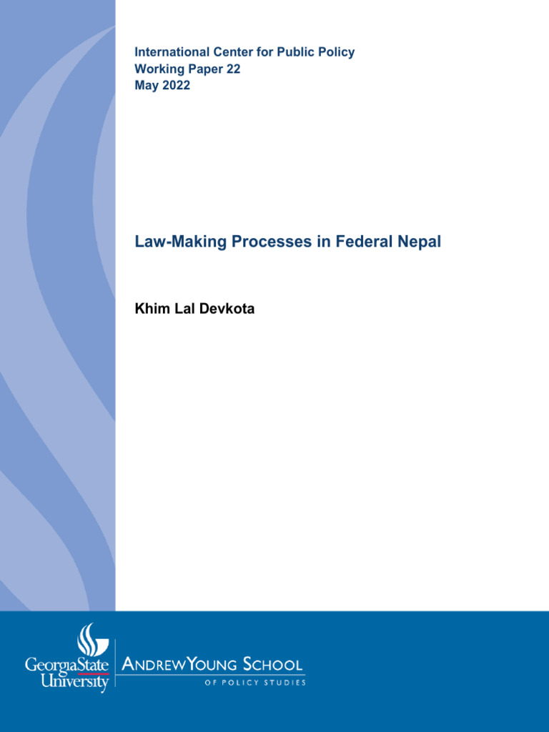 2202 Law Processes in Nepal | Download Free PDF | Bill (Law) | Taxes