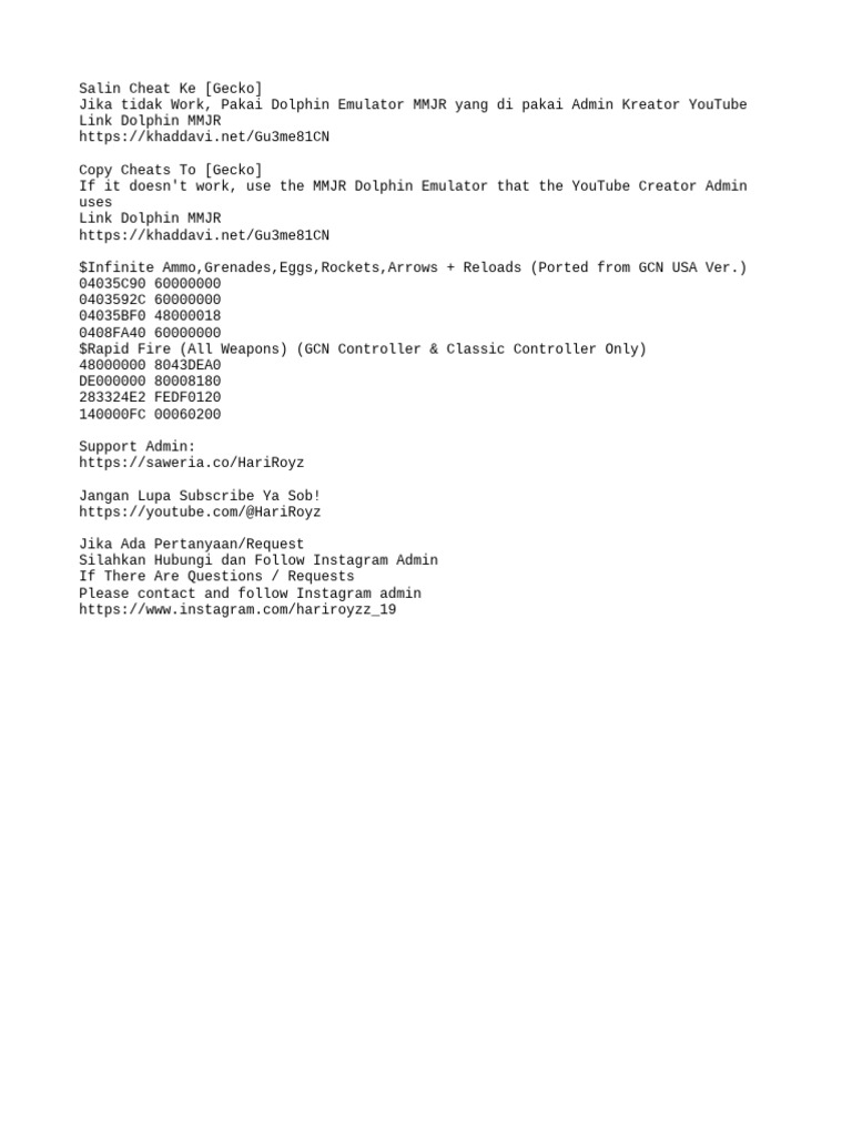 Rapid Fire Infinity Ammo Re4 Wii (SFILE | PDF Rapid Fire Infinity Ammo Re4 Wii (SFILE | PDF