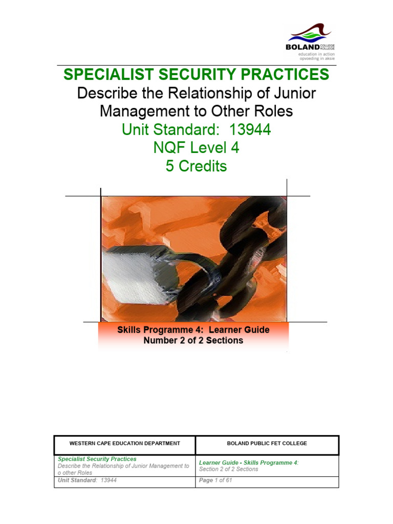 Learner Guide | PDF | Learning | Employment