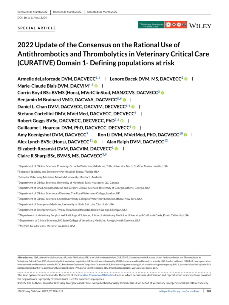 Curative 1 | PDF | Thrombosis | Thrombus
