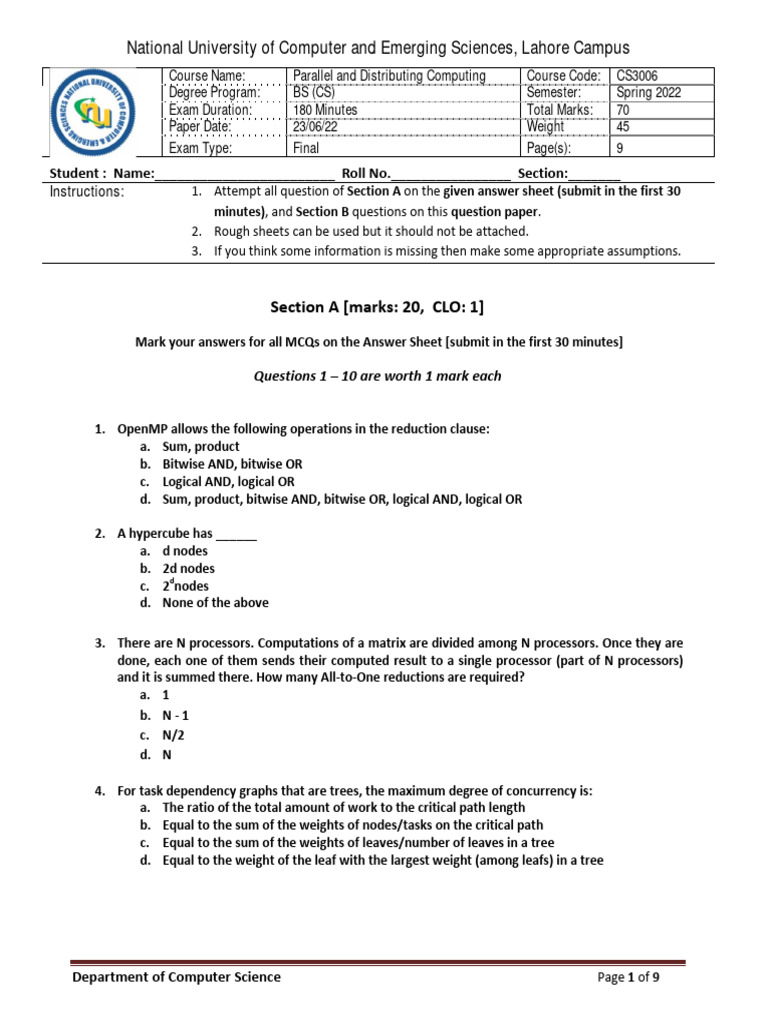 Paper (2) | PDF | Parallel Computing | Algorithms And Data Structures