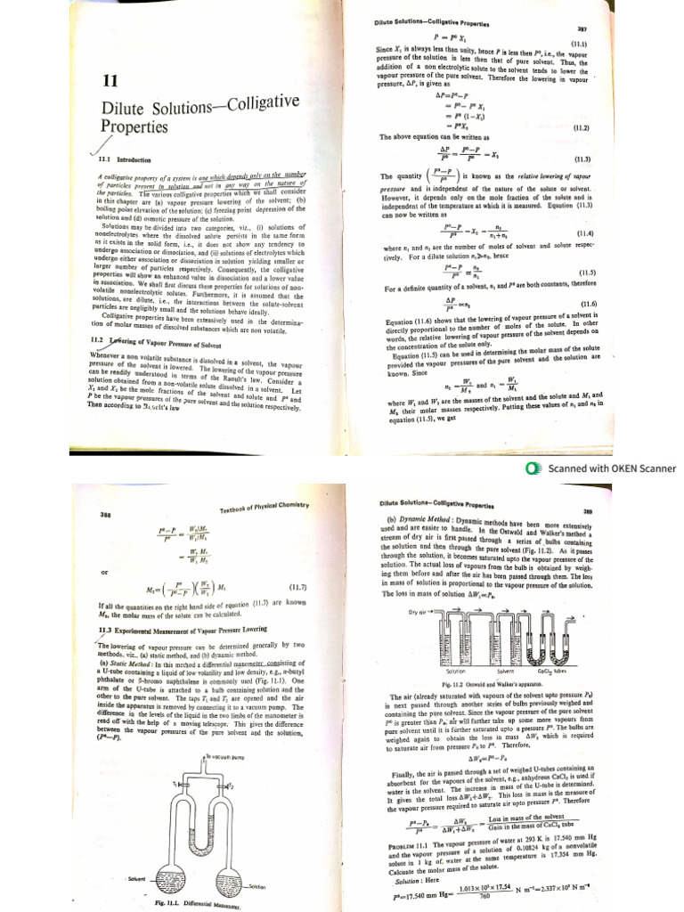 Colligative Property | PDF