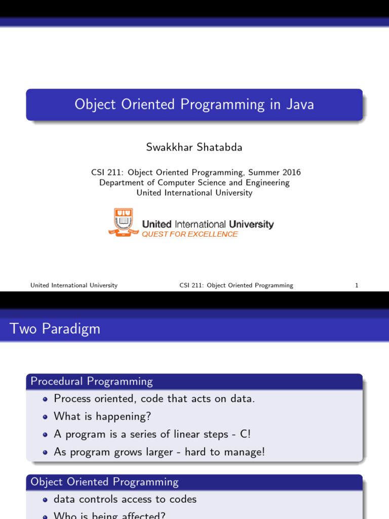 Lecture 03 | PDF | Programming | Constructor (Object Oriented Programming) Lecture 03 | PDF | Programming | Constructor (Object Oriented Programming)