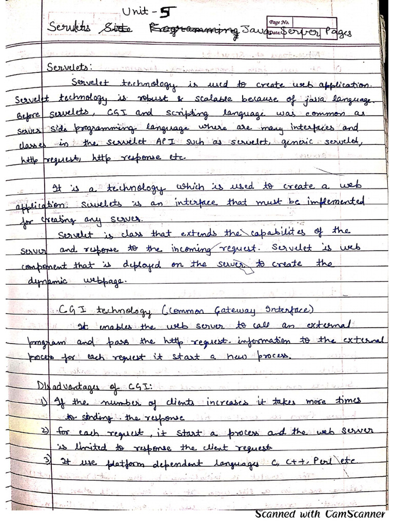 Web Tech Unit 5 | PDF