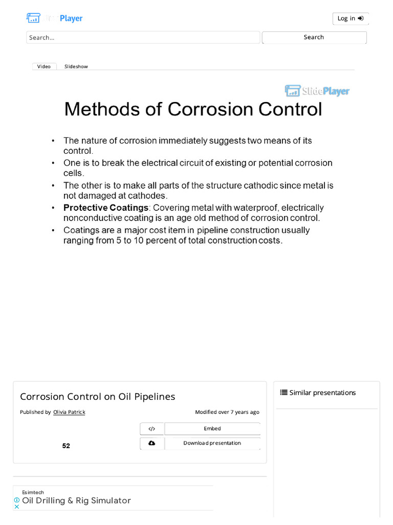 Corrosion Control in Oil Pipelines | PDF | Corrosion | Anode