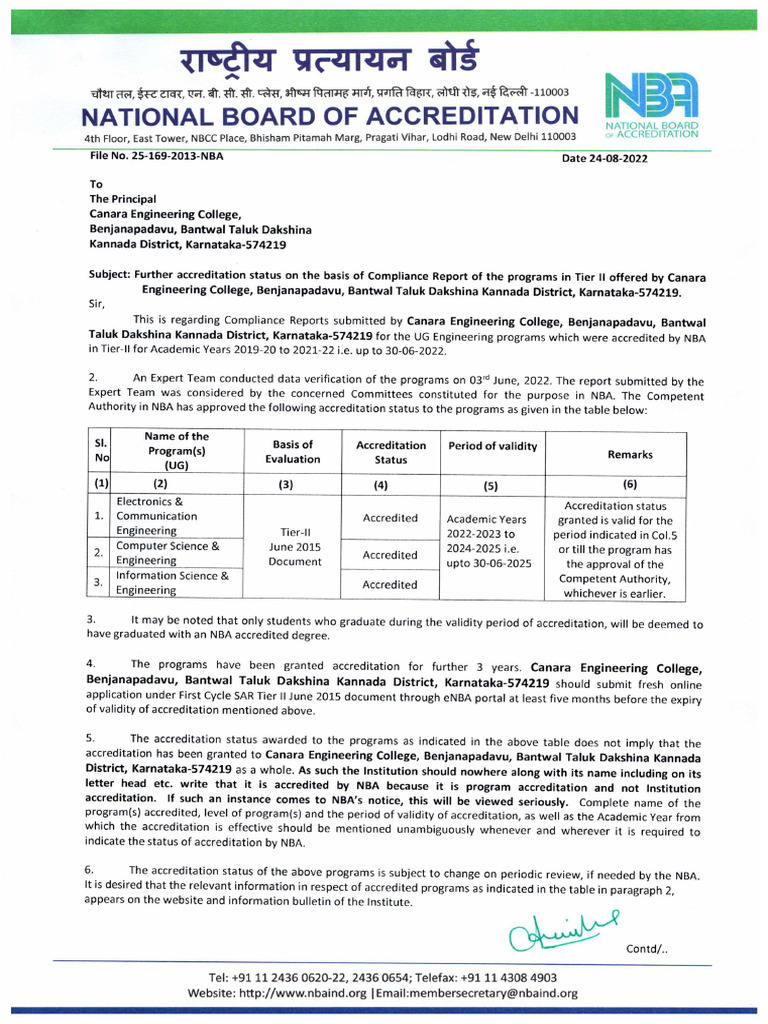 NBA_Accreditation | PDF