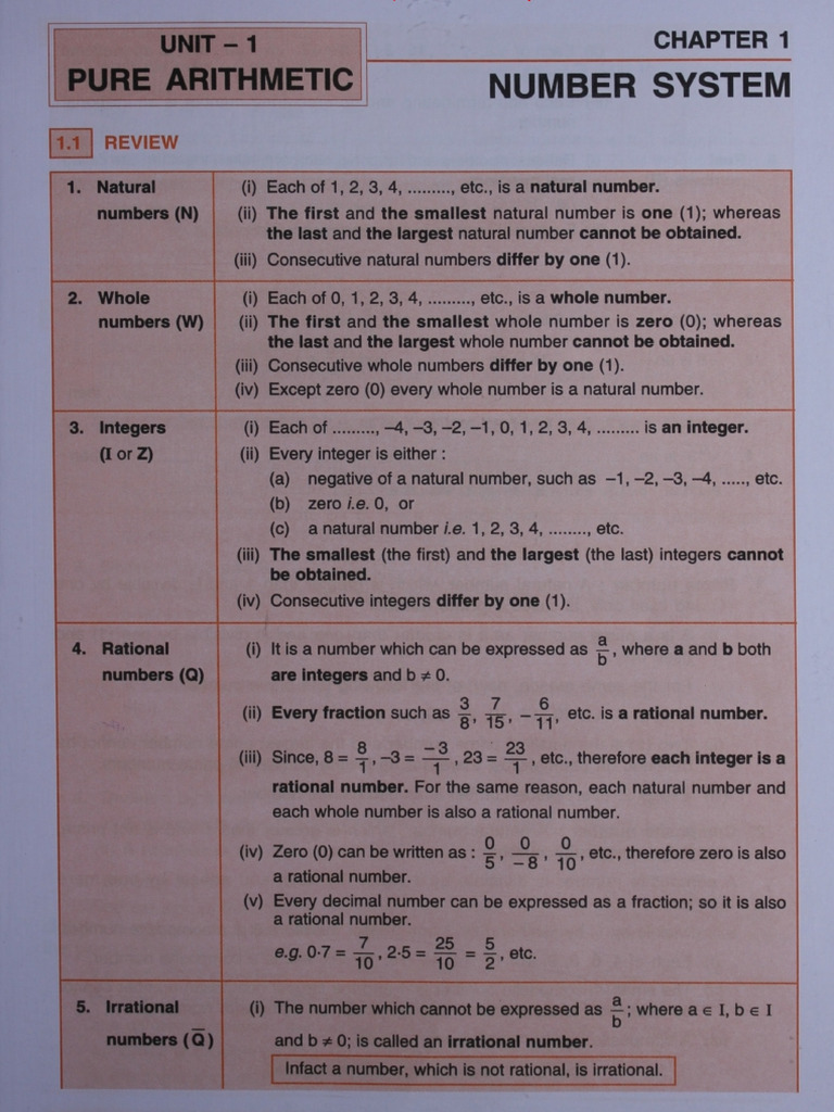 01 Number System | PDF