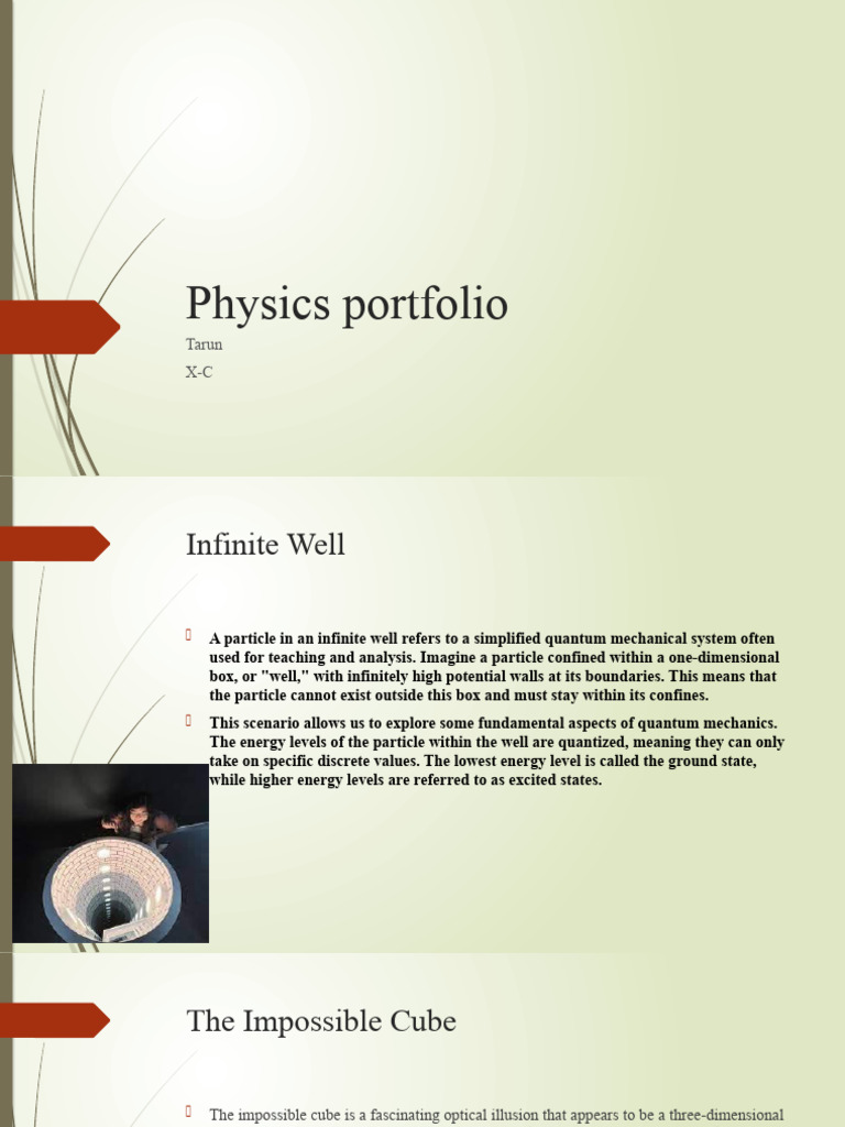 Physics Portfolio | PDF | Art | Science & Mathematics