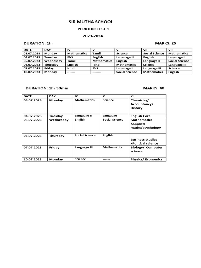 Pt1 Timetable 2023 | PDF | Technology & Engineering