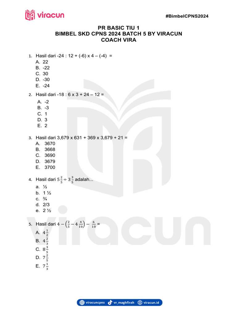 PR Basic TIU 1 - SKD B5 | PDF
