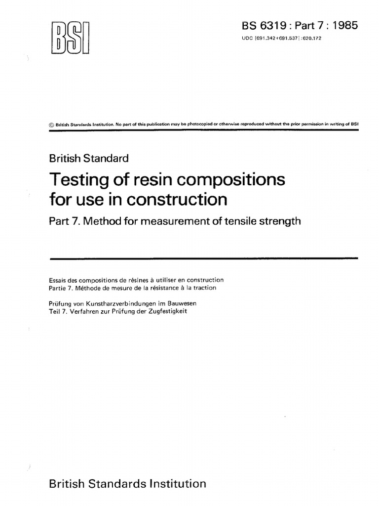 BS 6319 pt7 | PDF