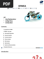 DFMEA Study & Examples | PDF | Mechanical Engineering