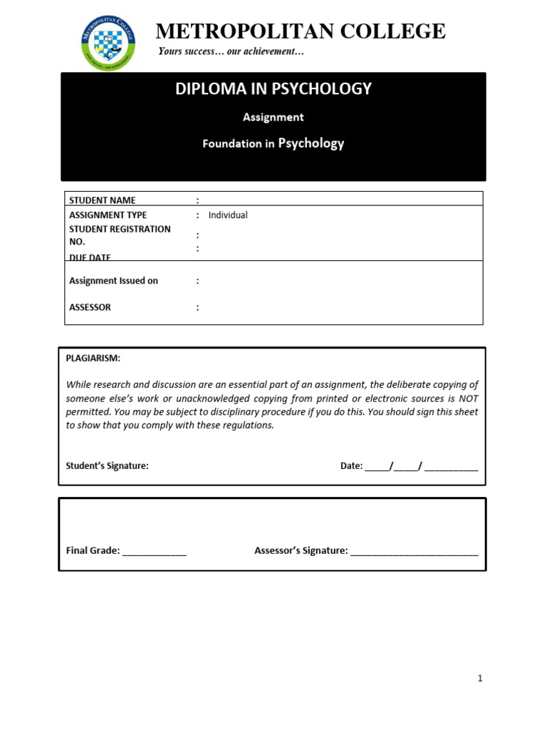 Foundation in Psychology | PDF | Psychology | Behavioural Sciences