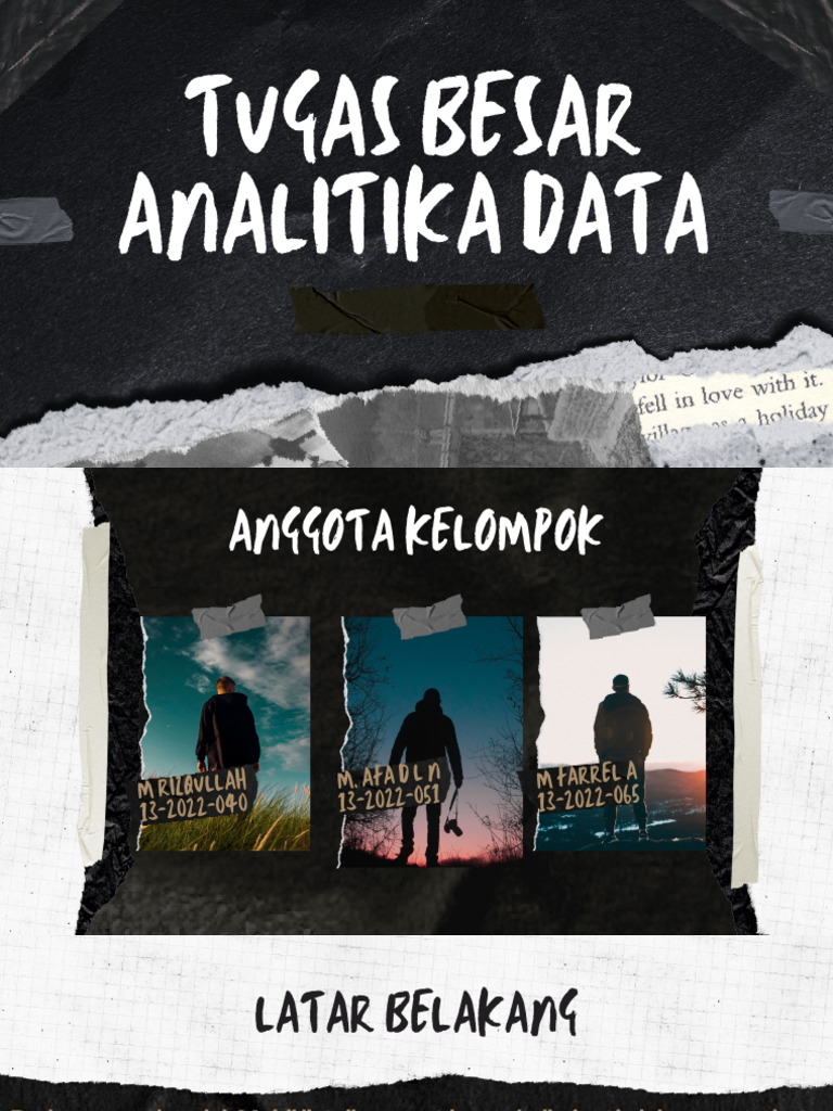 Tugas Besar Analitika Data | PDF | Metode & Bahan Ajar