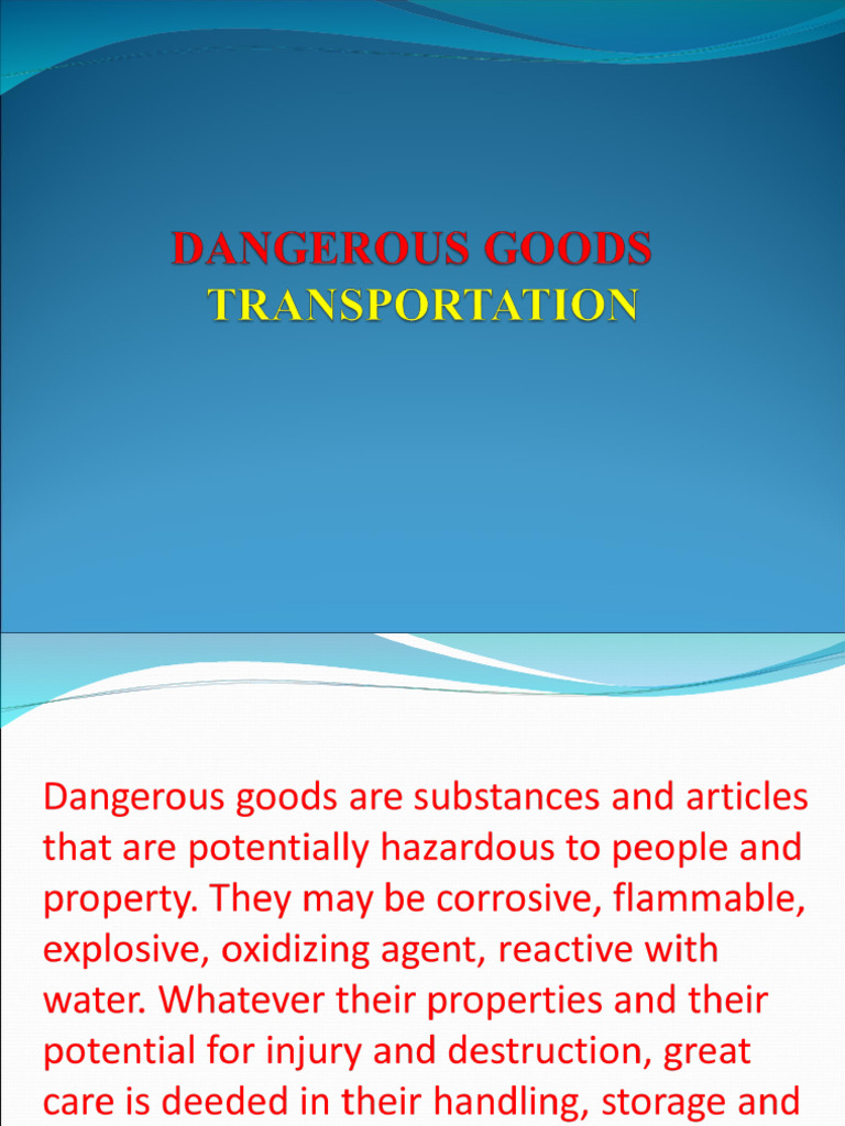 Dangerous Goods by Air | PDF | Dangerous Goods | Hydrogen Peroxide